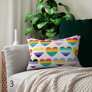 Pride Flag LGBTQ Pride Decor Pillow Cover Rainbow Decor Pride Month ...