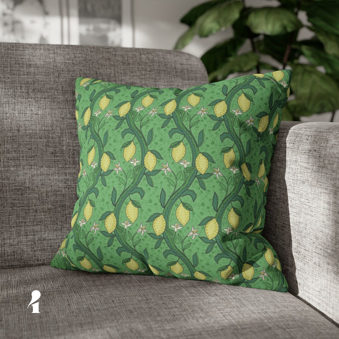 Lemon Tree Lemon Pillow Cover Modern Decor Pillow Insert Lemon Print ...