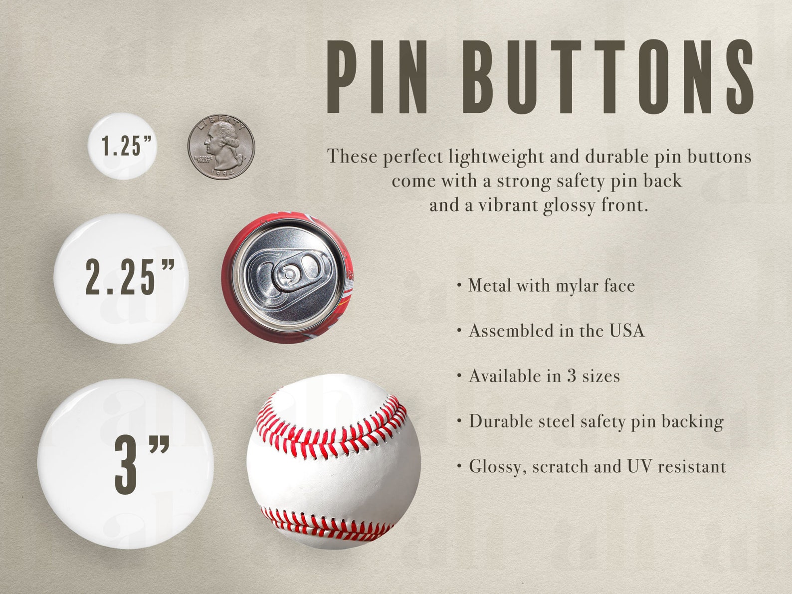 Business Logo Pin Button Custom Pin Bulk Gift Personalized Pin Custom ...