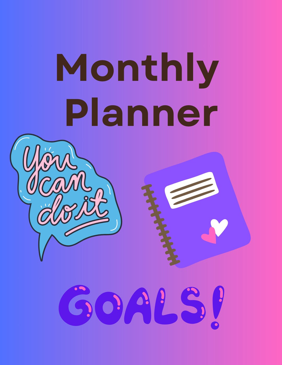 Pixel Perfect Monthly Organizer/ Monthly Planner/ Digital Download ...