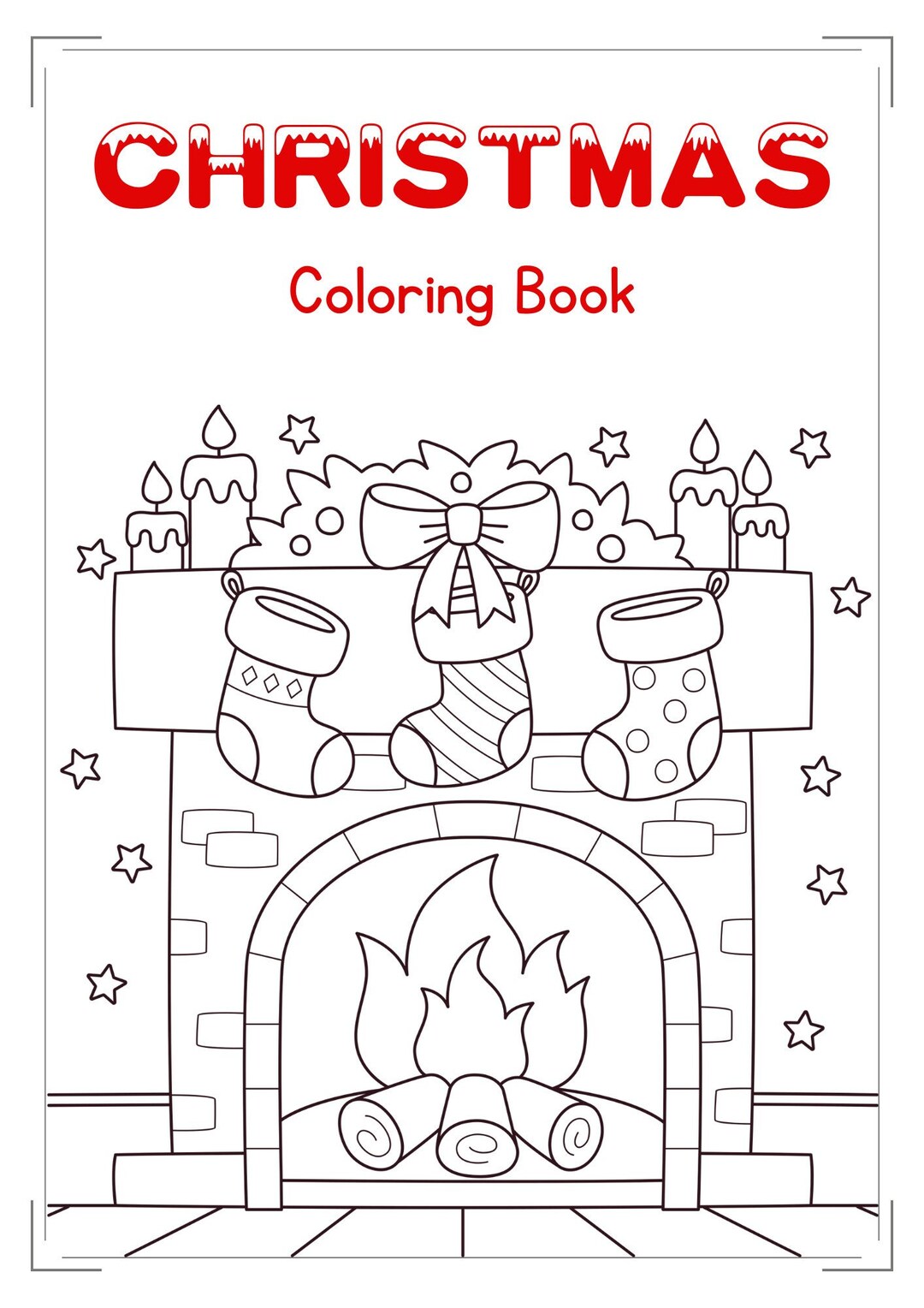 Holiday Coloring Book Download/ Holiday Pages/ Activity Book/ - Etsy ...