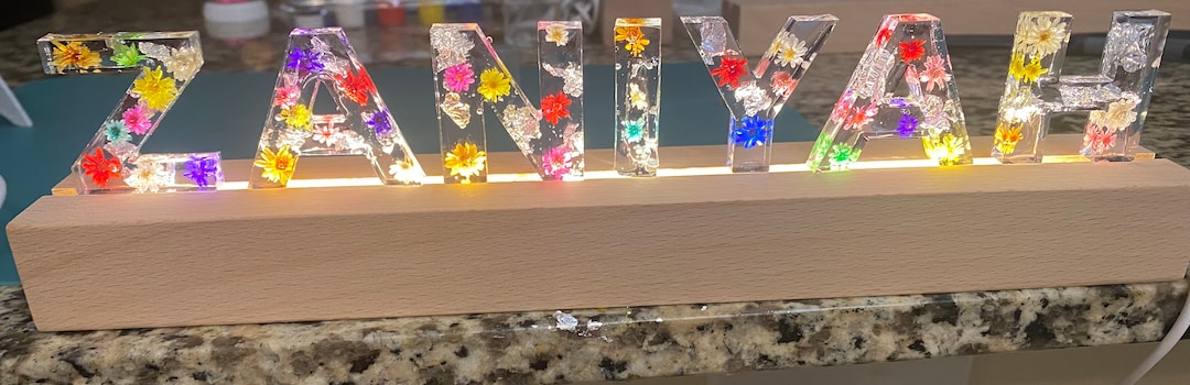 Light up Name Plate - Etsy