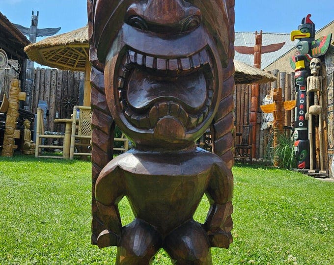 Totem Pole Wood Handmade by Jerome Collection Garden-home Decoration ...