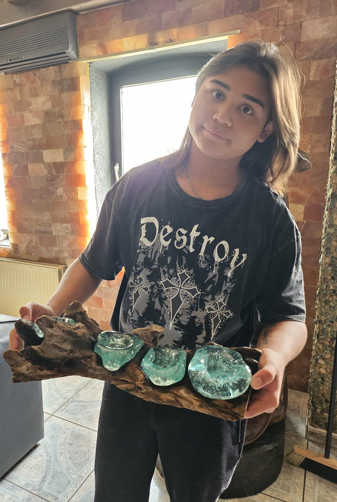 Advent Wreath Root Wood Gamal Wood Tealight Handmade Root Wood ...