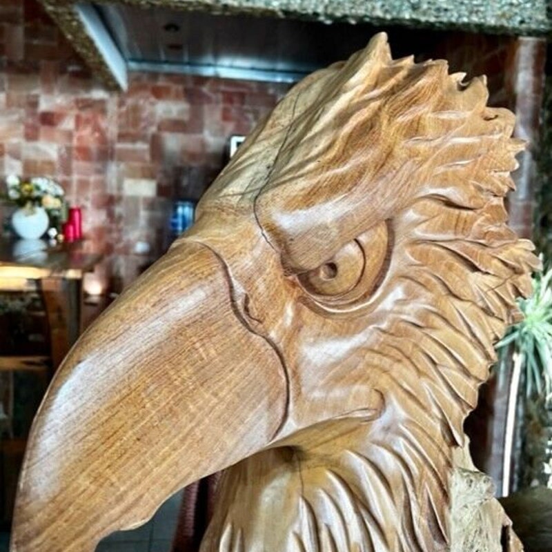 Eagle Wood Carving - Etsy