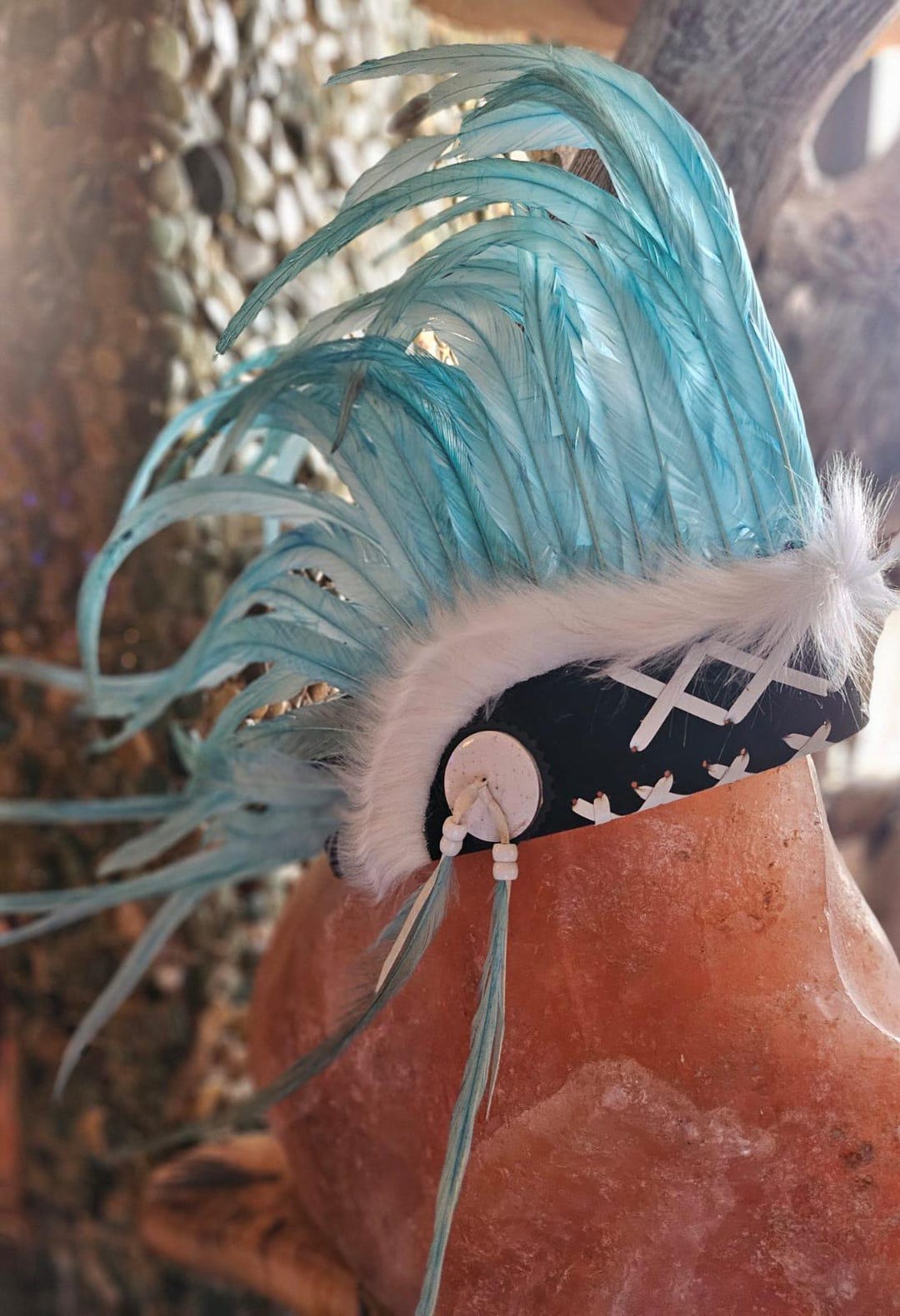 Indian Headdress, War Bonet Handmade Real Feather Headdress Warbonnet Fotoshooting-decoration ...