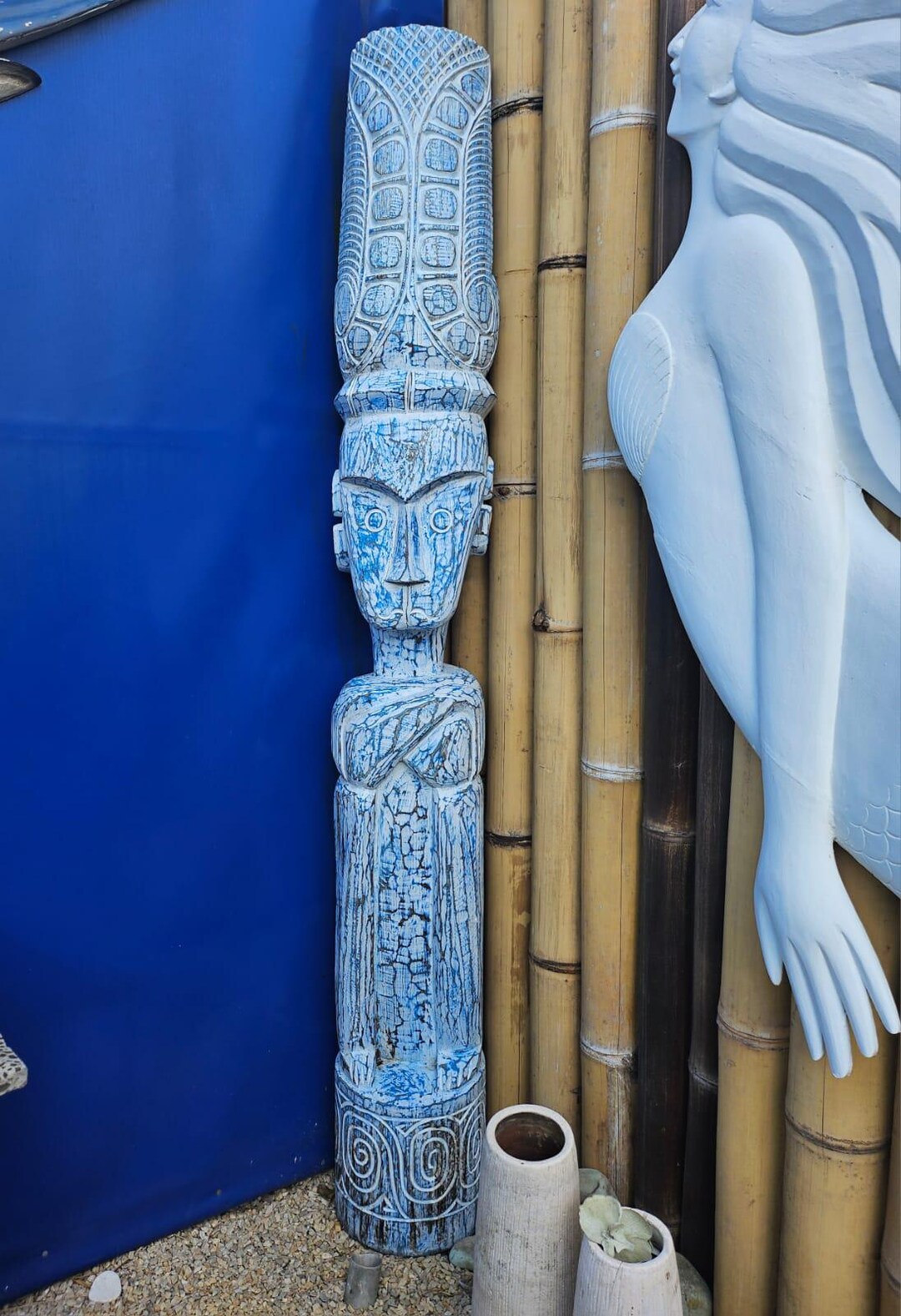 Statue-skulptur Maya-inka Azteken Garten-haus Deko Höhe 1,50 Meter 59 ...