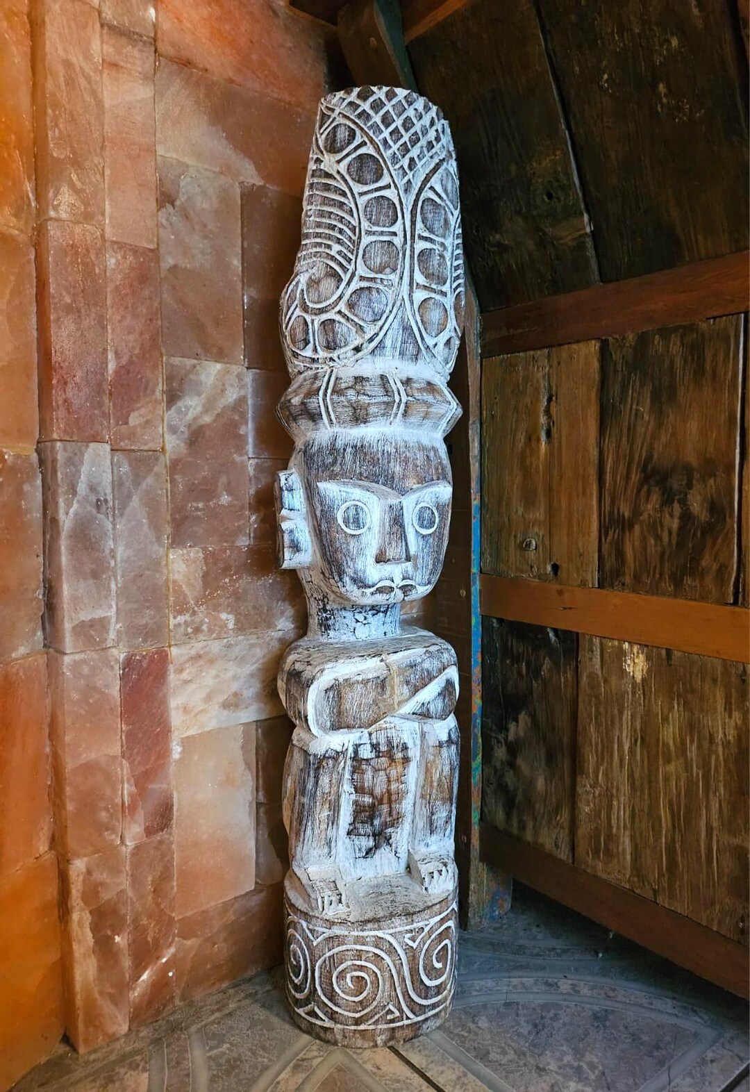 Statue-skulptur Maya-inka Azteken Garten-haus Deko Höhe 1,00 Meter 39. ...