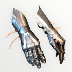 Stainless Steel Medieval Gothic Gauntlets Knight Armor Gloves - Etsy