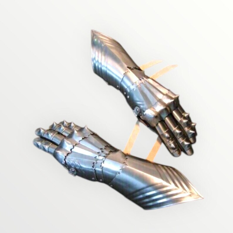 Stainless Steel Medieval Gothic Gauntlets Knight Armor Gloves - Etsy