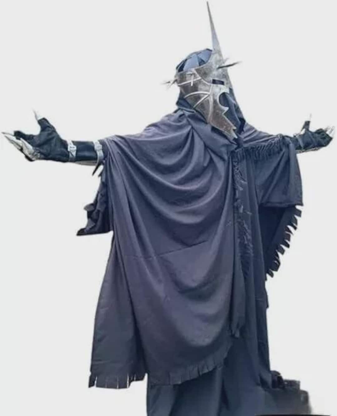 Ring Wraith Costume Nazgul Costume/nazgul Helmet/gloves/black Cape/full ...