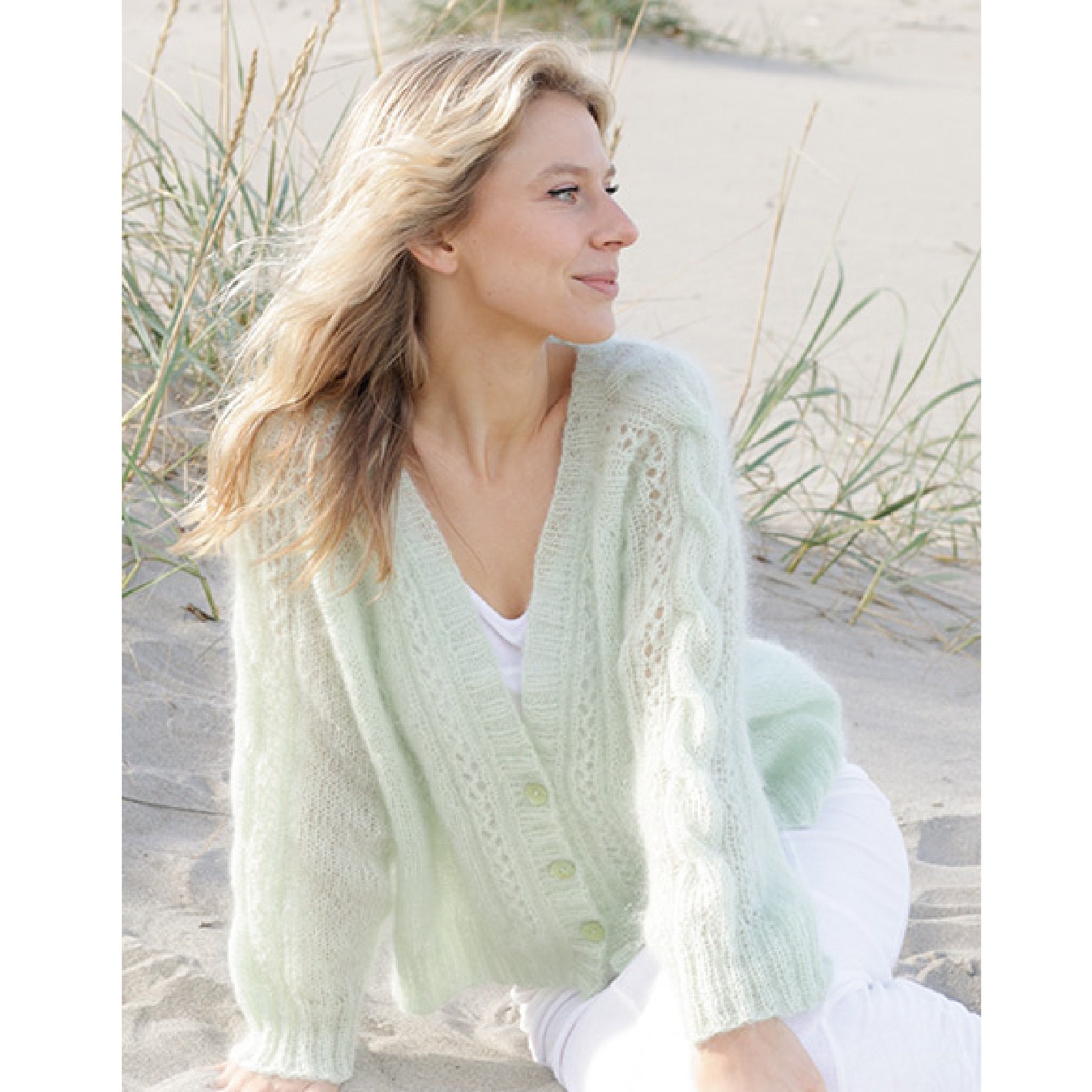 Womens Cardigan Knitting Pattern, Women Jacket Pattern, Long Sleeves ...