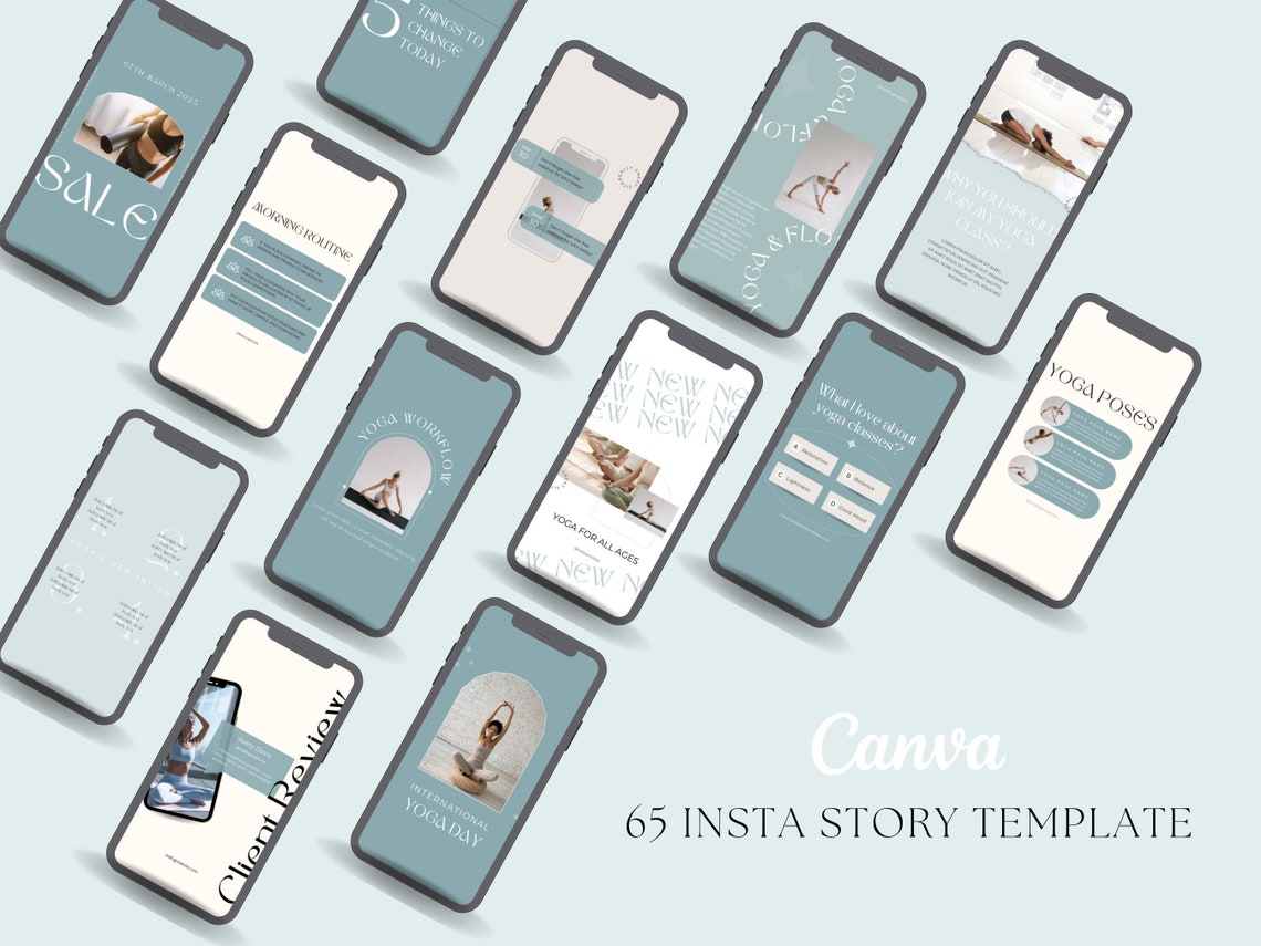 Instagram Story Templates Canva Social Media Template Simple