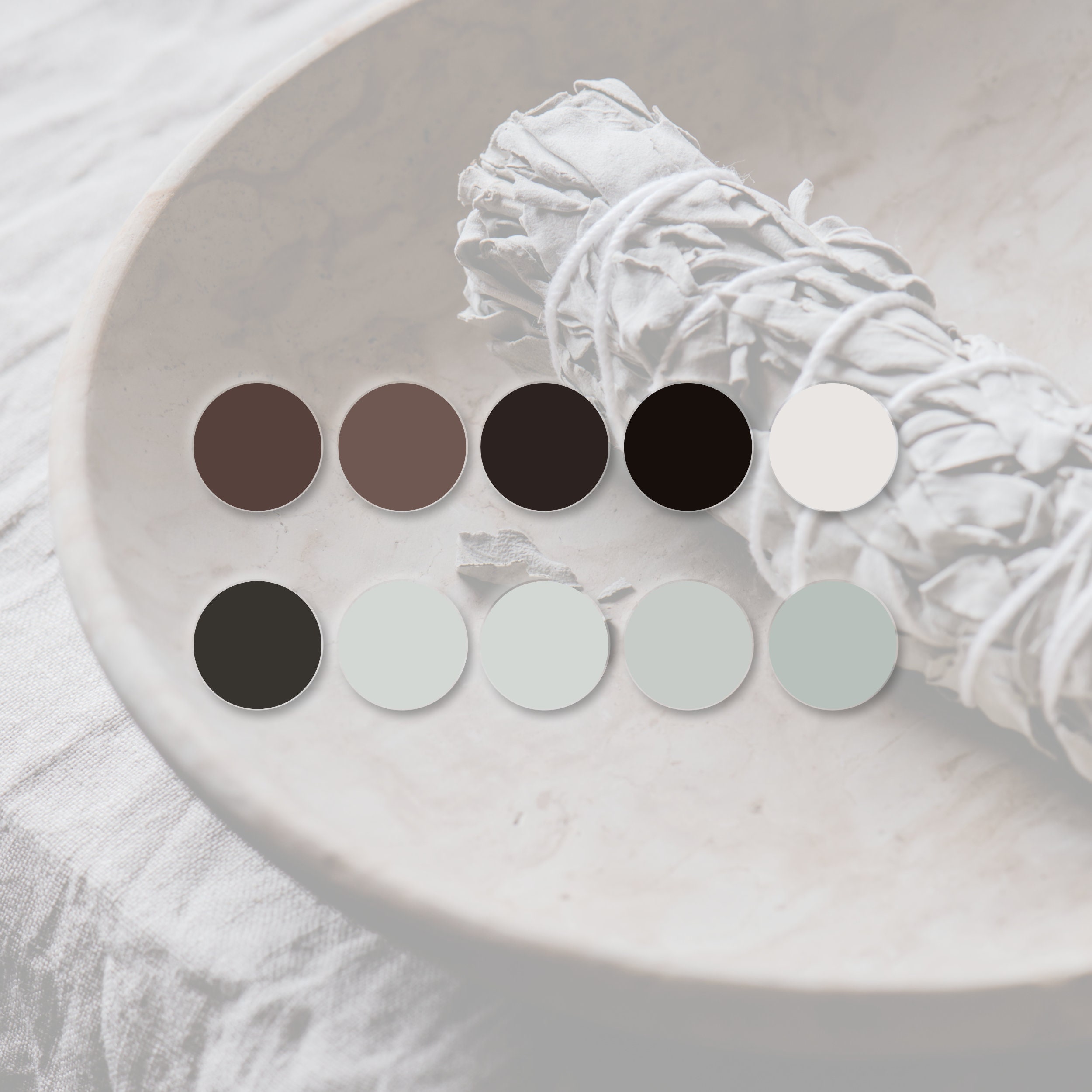 Blushing Sage Procreate Color Swatches For Digital Art Illustrations