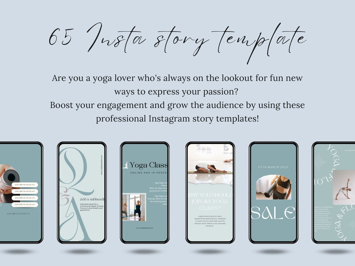Instagram Story Templates, Canva Social Media Template, Simple ...