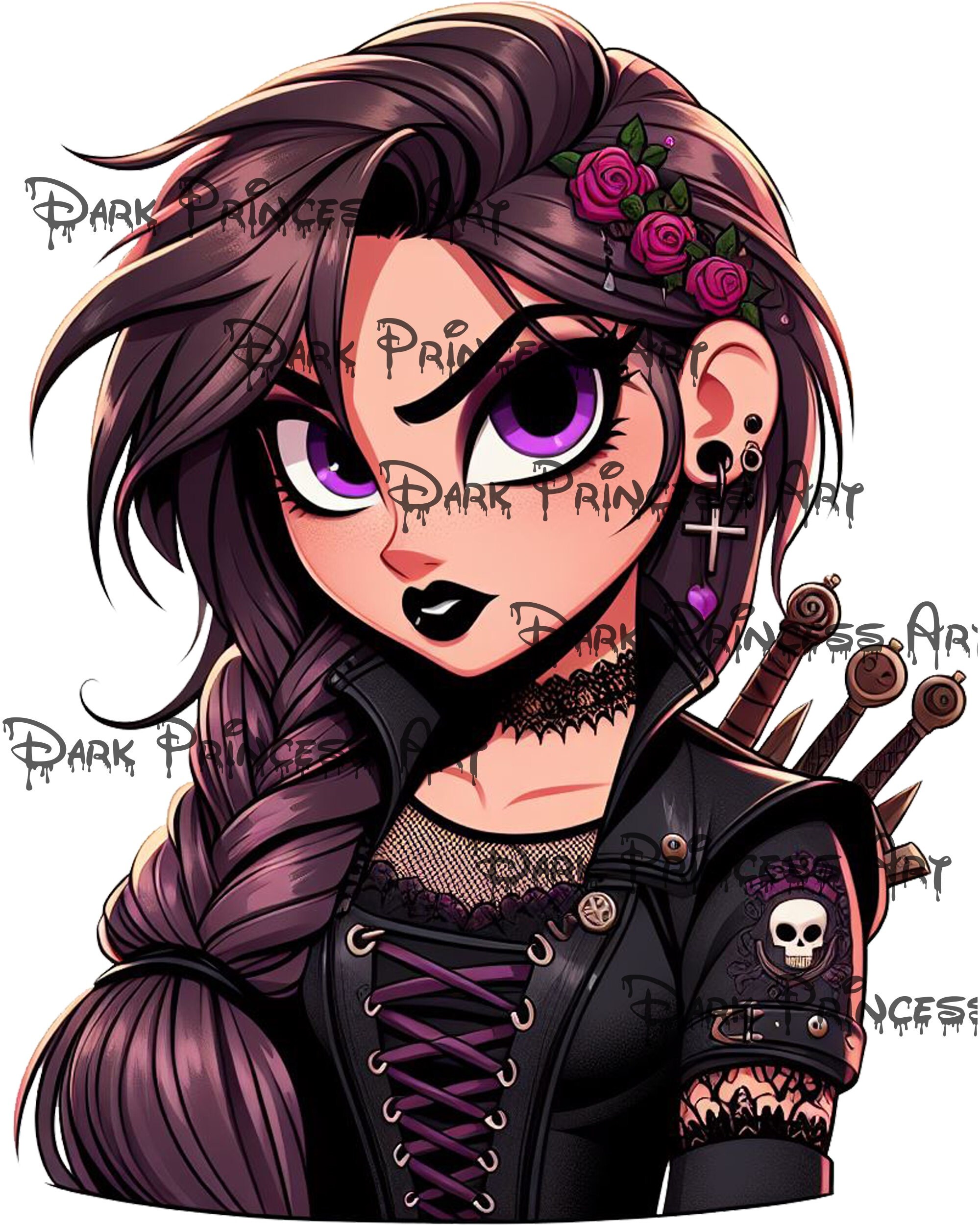 Rapunzel Clipart PNG, Princess Clipart, Rapunzel Gothic, Disney ...