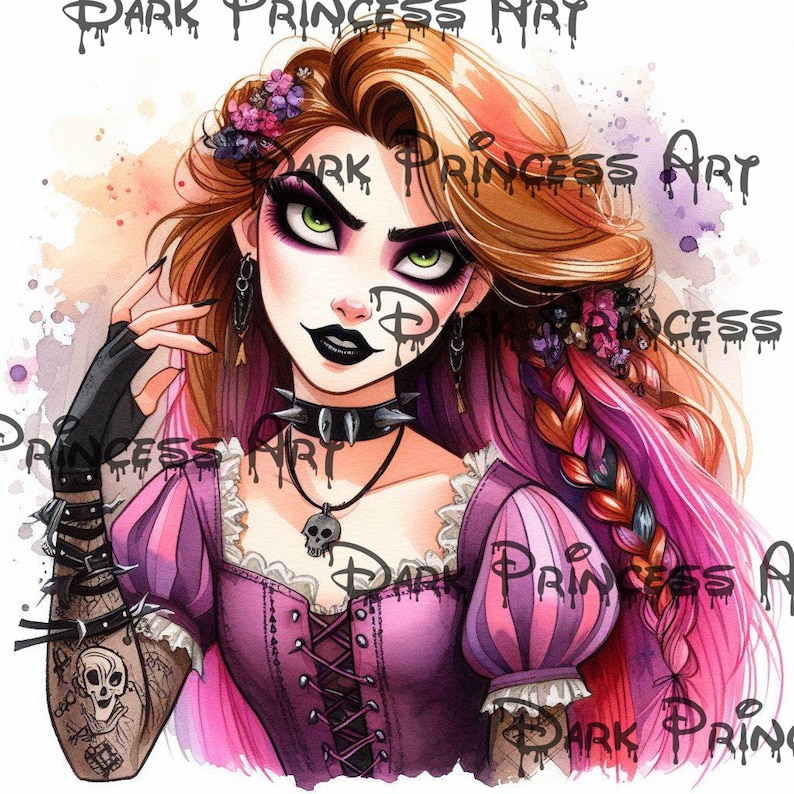 Ultimate Dark Fantasy Princess Bundle • 10 Gothic Tattoo Style ...