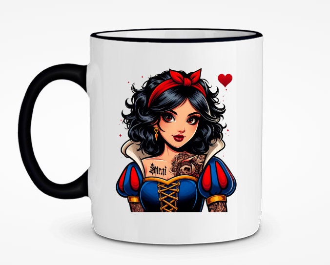 SNOW WHITE Watercolor Princess CLIPART Bundle Digital Download Gothic ...