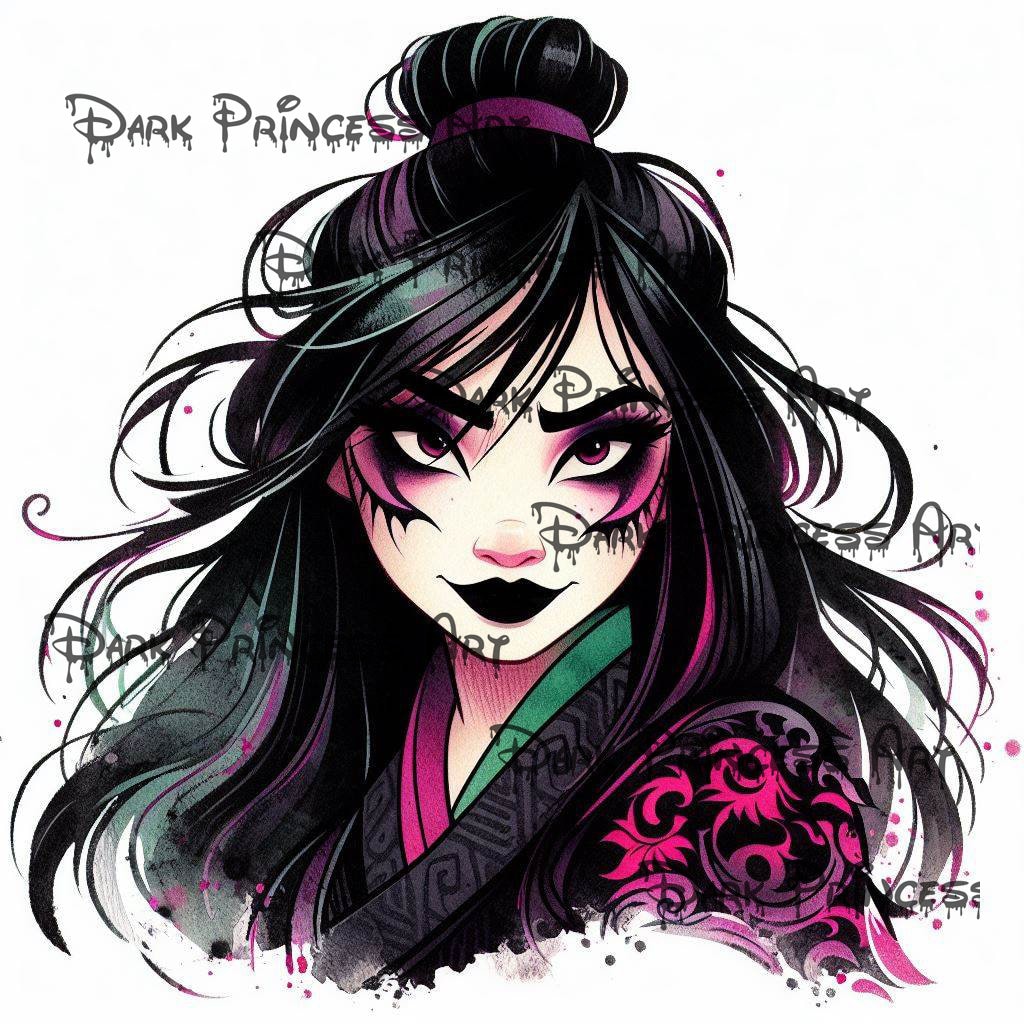Mulan Clipart PNG, Princess Clipart, Mulan, Disney Princess, Rock, Punk ...