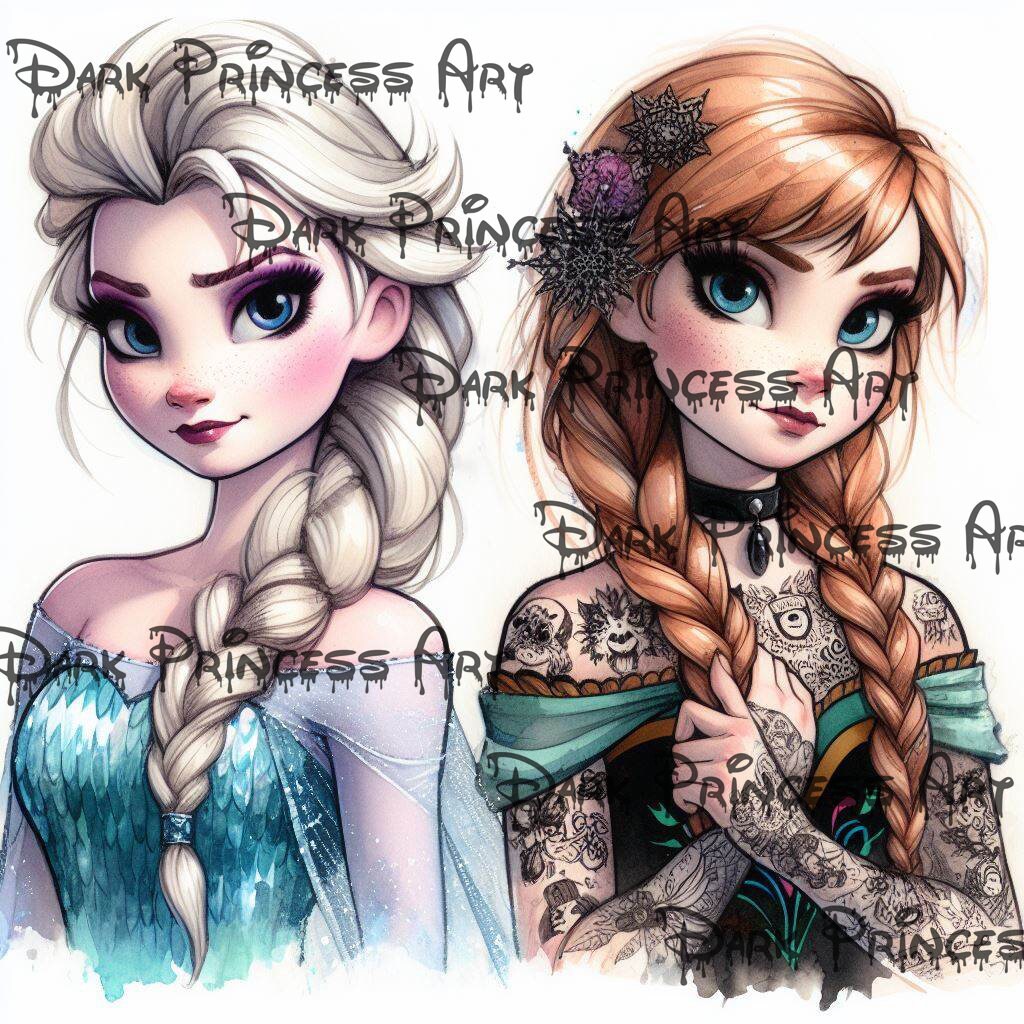 Elsa Clipart PNG, Princess Clipart, Frozen, Disney Princess, Rock, Punk ...