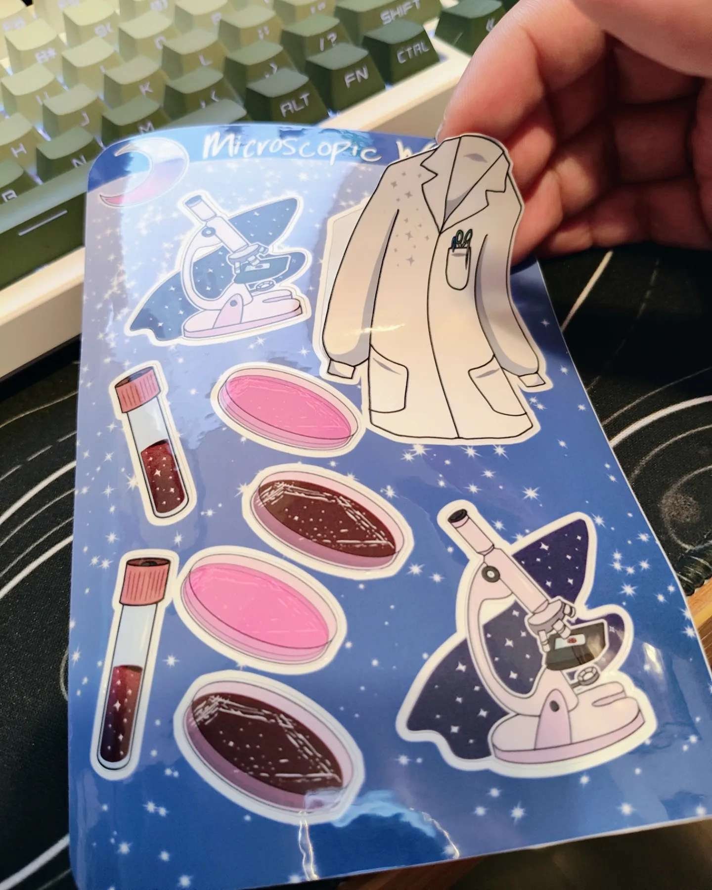 Microbiology Lab Sticker Sheet microscopic Wonders - Etsy
