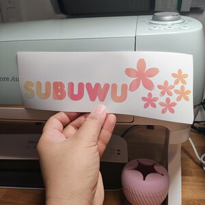 Subuwu Holographic Decal - Etsy