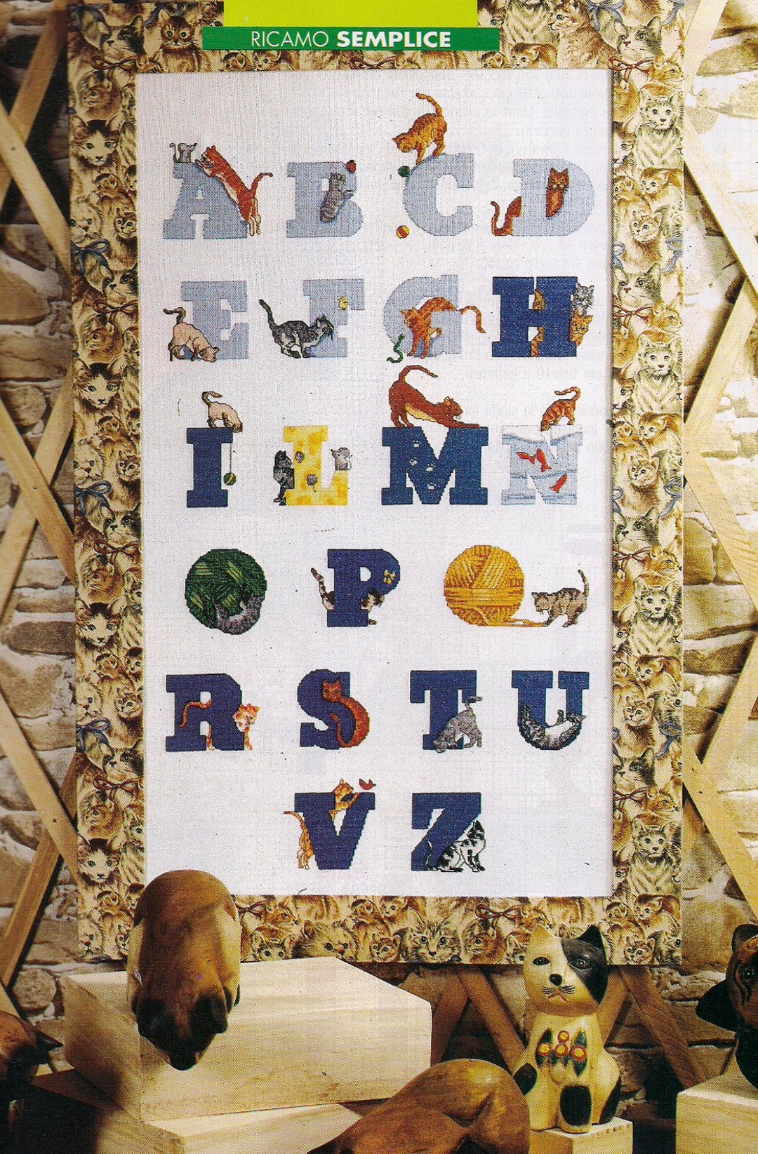 Cross Stitch Patterns Cats Alphabet - Etsy