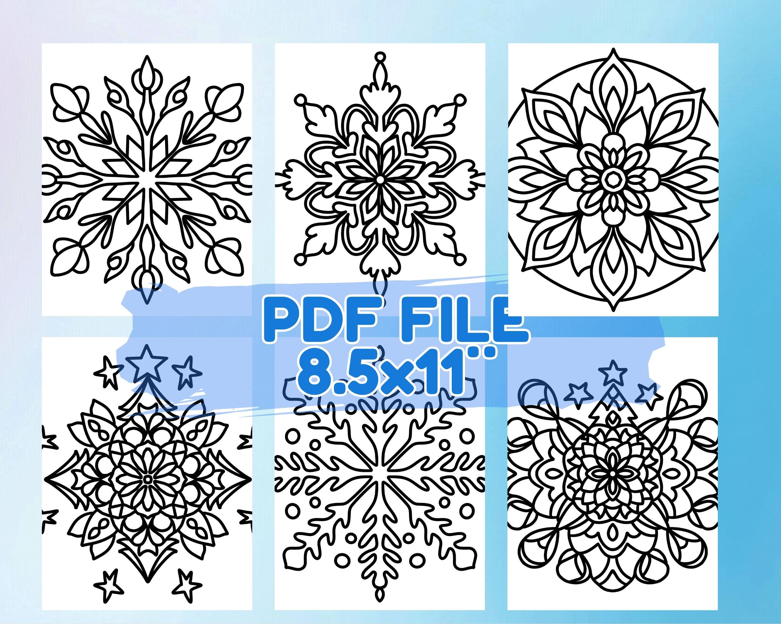 Christmas Mandala Coloring Pages – 50 Stress Relief Designs ...