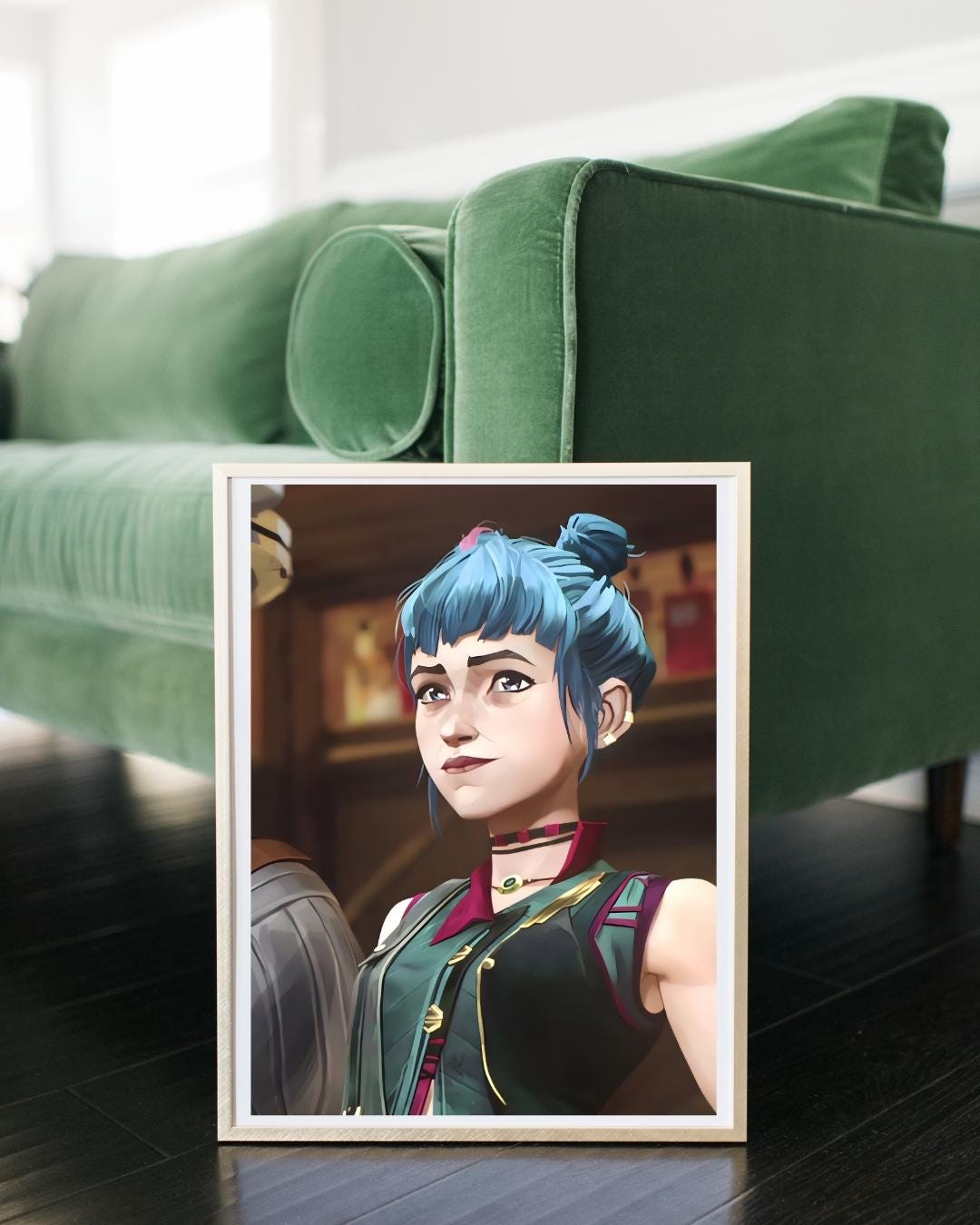 Arcane Poster, Arcane Wall Art, Jinx Poster, League of Legends Art ...