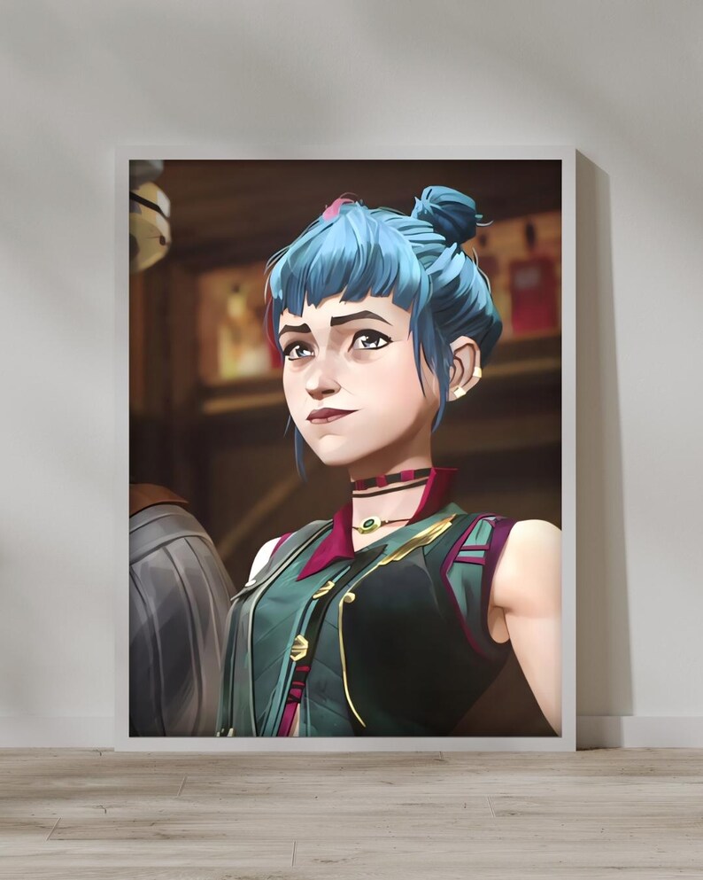 Arcane Poster, Arcane Wall Art, Jinx Poster, League of Legends Art, Arcane Poster, Arcane Powder ...