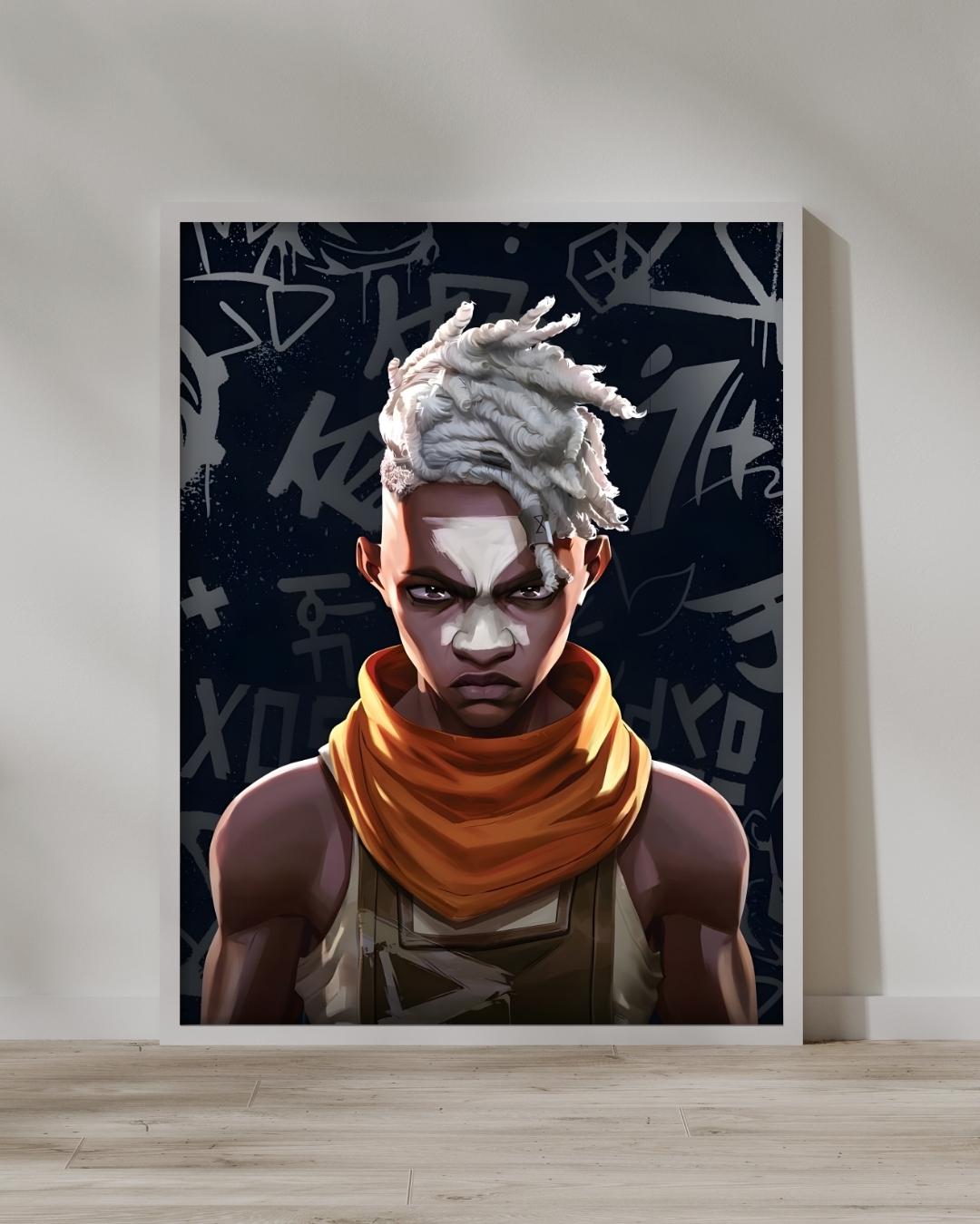 Arcane Poster, Arcane Wall Art, Ekko Poster, League of Legends Art ...