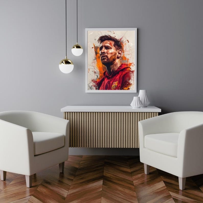 4 Printable Lionel Messi Posters - Etsy UK