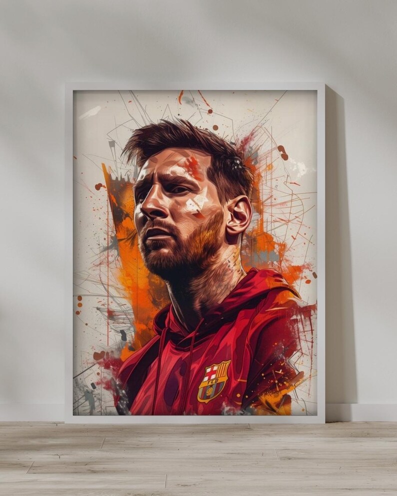 4 Printable Lionel Messi Posters - Etsy