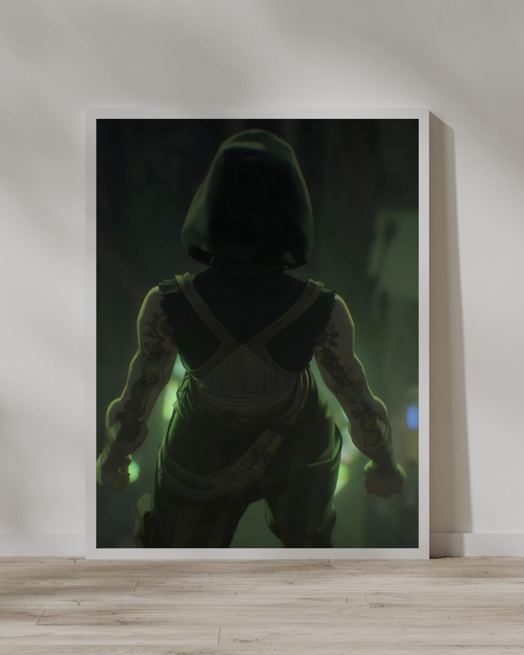 Arcane Poster, Arcane Wall Art, Vi Poster, League of Legends Art ...