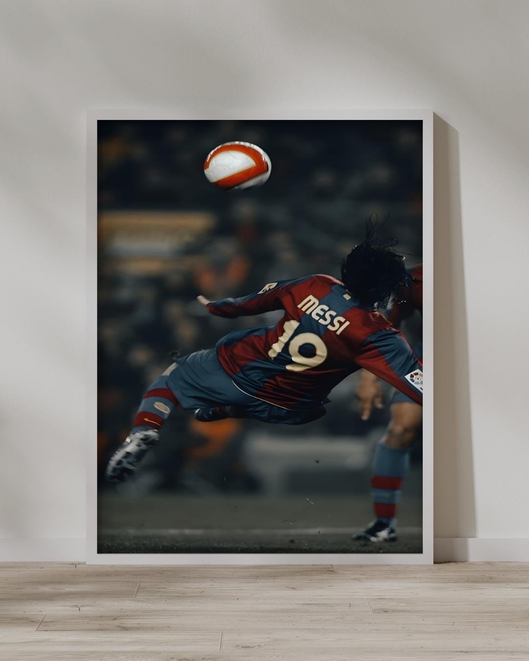 Lionel Messi Poster, Bicycle Kick,wall Art Print,gift for Messi Fan ...