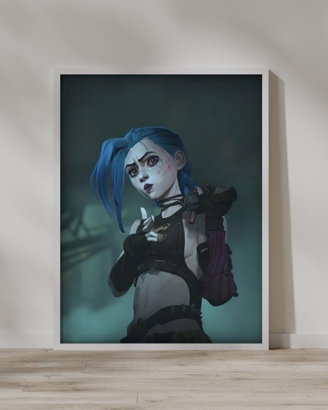 Arcane Poster, Arcane Wall Art, Jinx Poster, League of Legends Art ...
