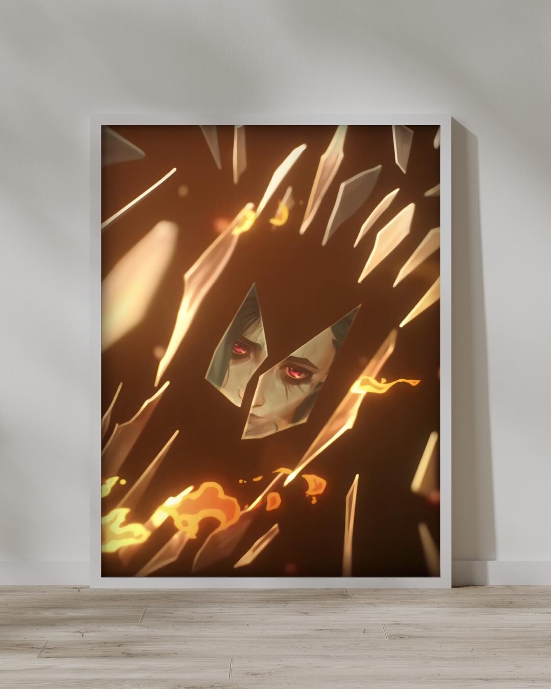 Arcane Poster, Arcane Wall Art, Jinx Poster, League of Legends Art ...