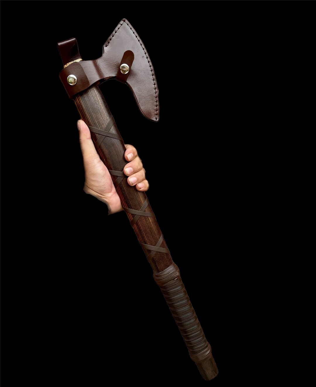 Handmade Forged Vikings Medieval Axe, Ragnar Axe High Carbon Steel With ...