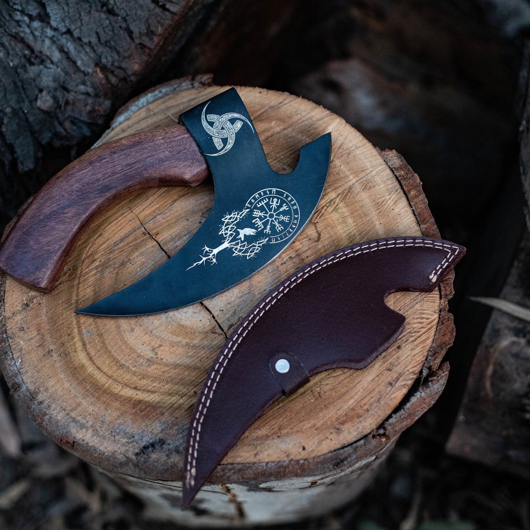 Pizza Cutter Axe , Viking Pizza Axe the Original Custom Hand Forged ...