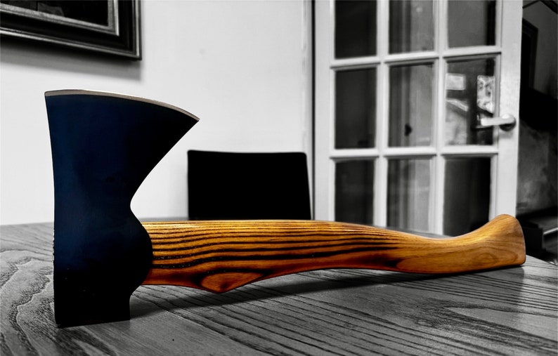 Handmade Forged Bushcraft Axe Ashwood Handle Uk Best Gift With Original ...