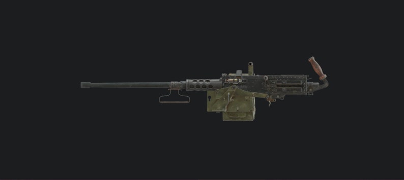 Bloodied Explosive 50 CAL Machine Gun 250 Damage Resistance digital PC ...