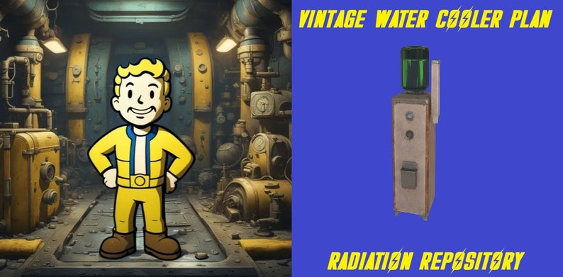 PC Plan Vintage Water Cooler - Etsy