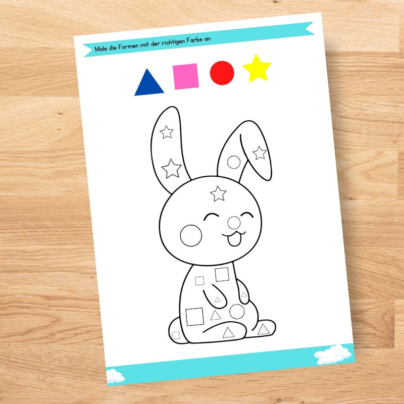 Colors Coloring Book for Children (preschool and Primary School) / PDF ...