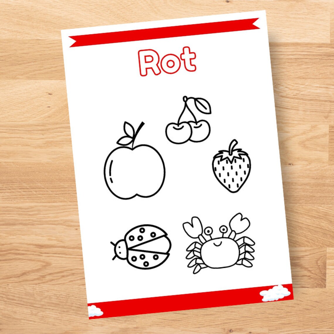 Colors Coloring Book for Children (preschool and Primary School) / PDF ...