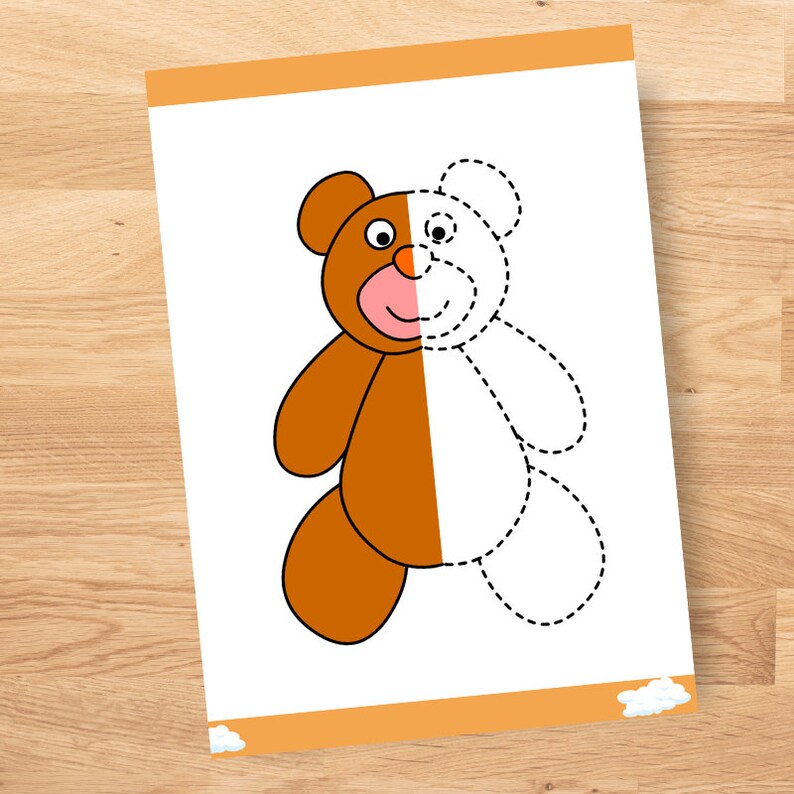 Symmetry Drawing | Coloring Book | 37 Drawings | PDF | Printables ...
