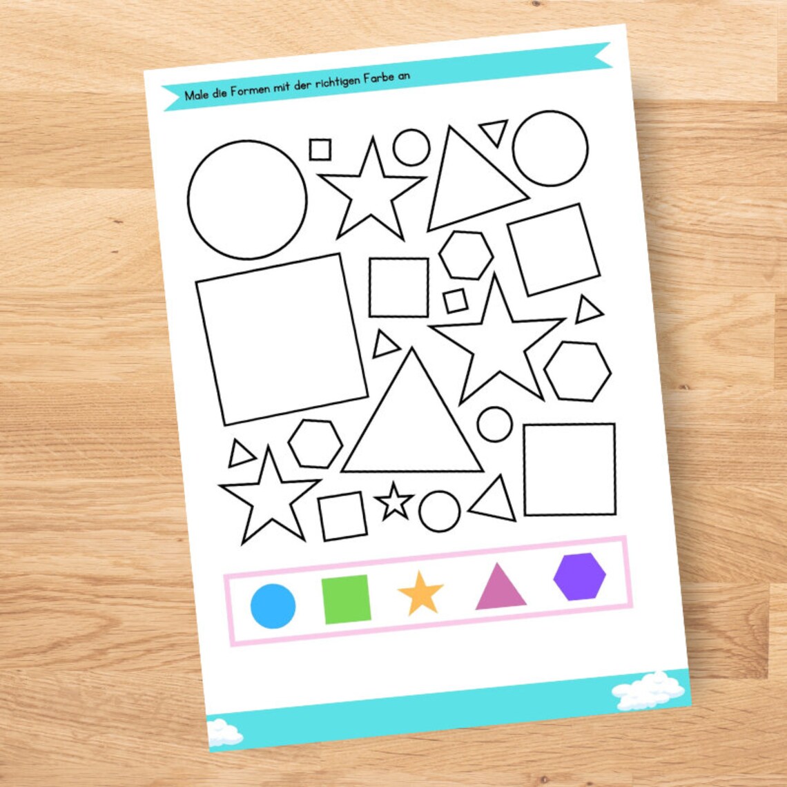 Colors Coloring Book for Children (preschool and Primary School) / PDF ...