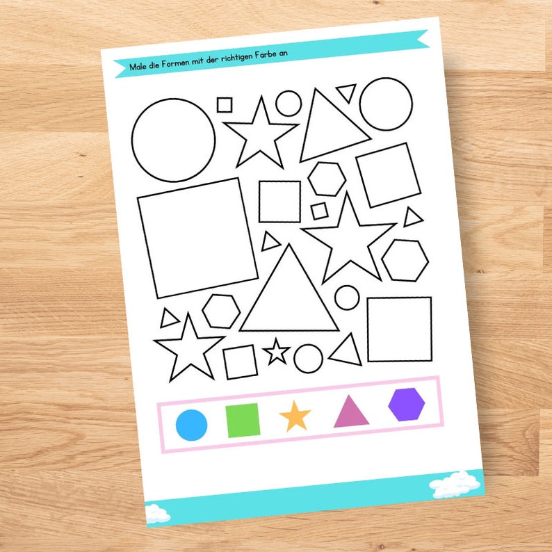 Colors Coloring Book for Children (preschool and Primary School) / PDF ...
