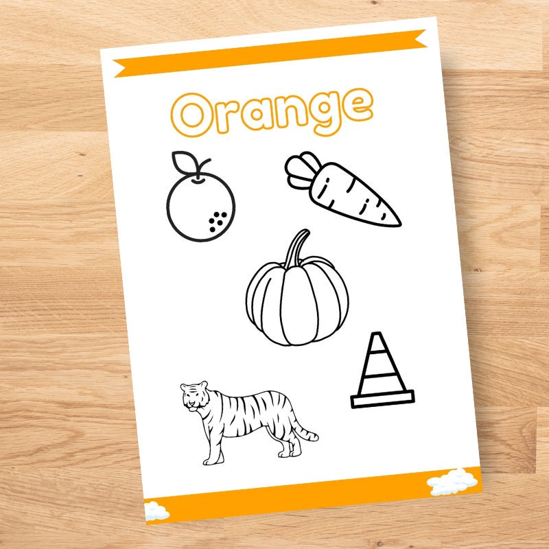 Colors Coloring Book for Children (preschool and Primary School) / PDF ...