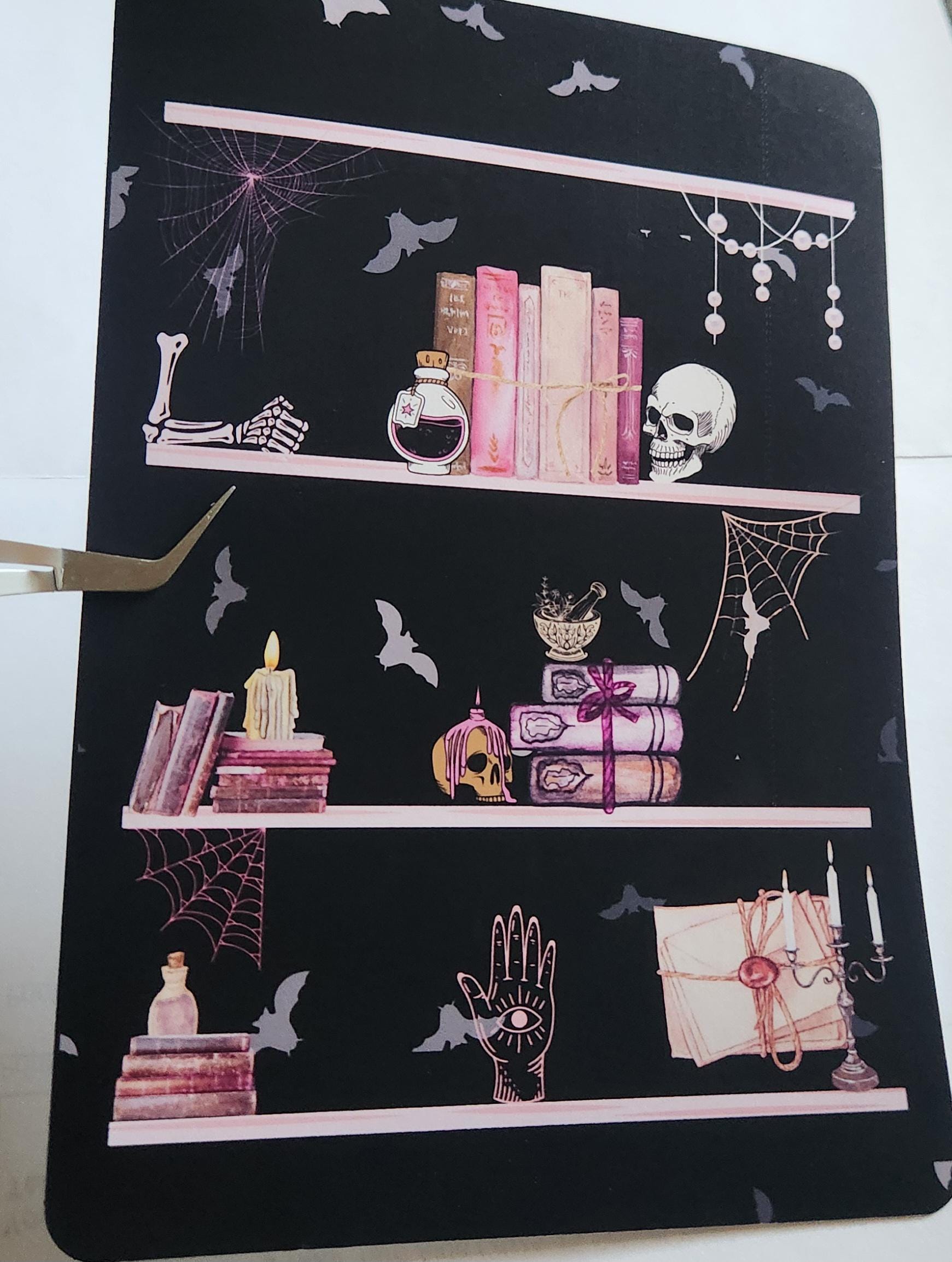 Kindle Paperwhite Cardstock Inserts, Halloween-themed Pink and Black ...