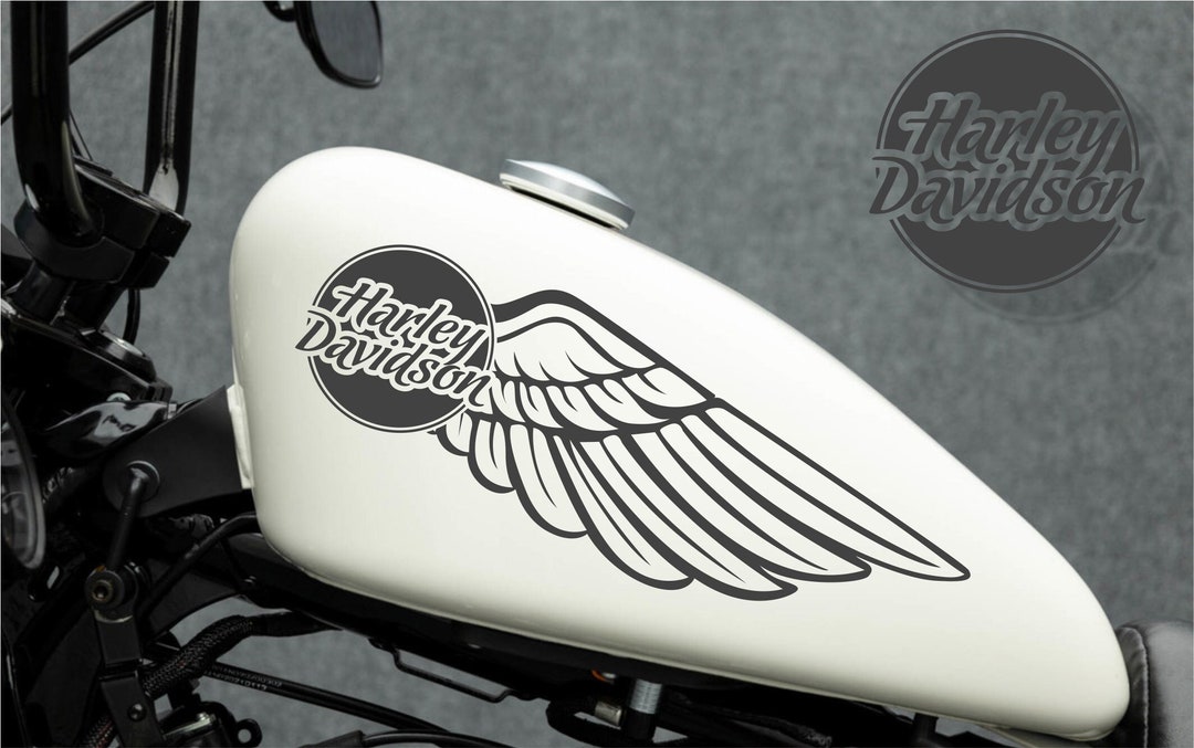 Harley Davidson Stickers Fuel Tank Stickers Set of Two Gas - Etsy